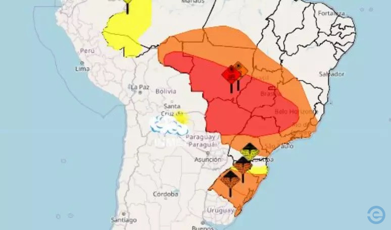 Grande perigo: Até quando vai a onda de calor? Veja a previsão - Edição MS Grande perigo: Até quando vai a onda de calor? Veja a previsão - Edição MS